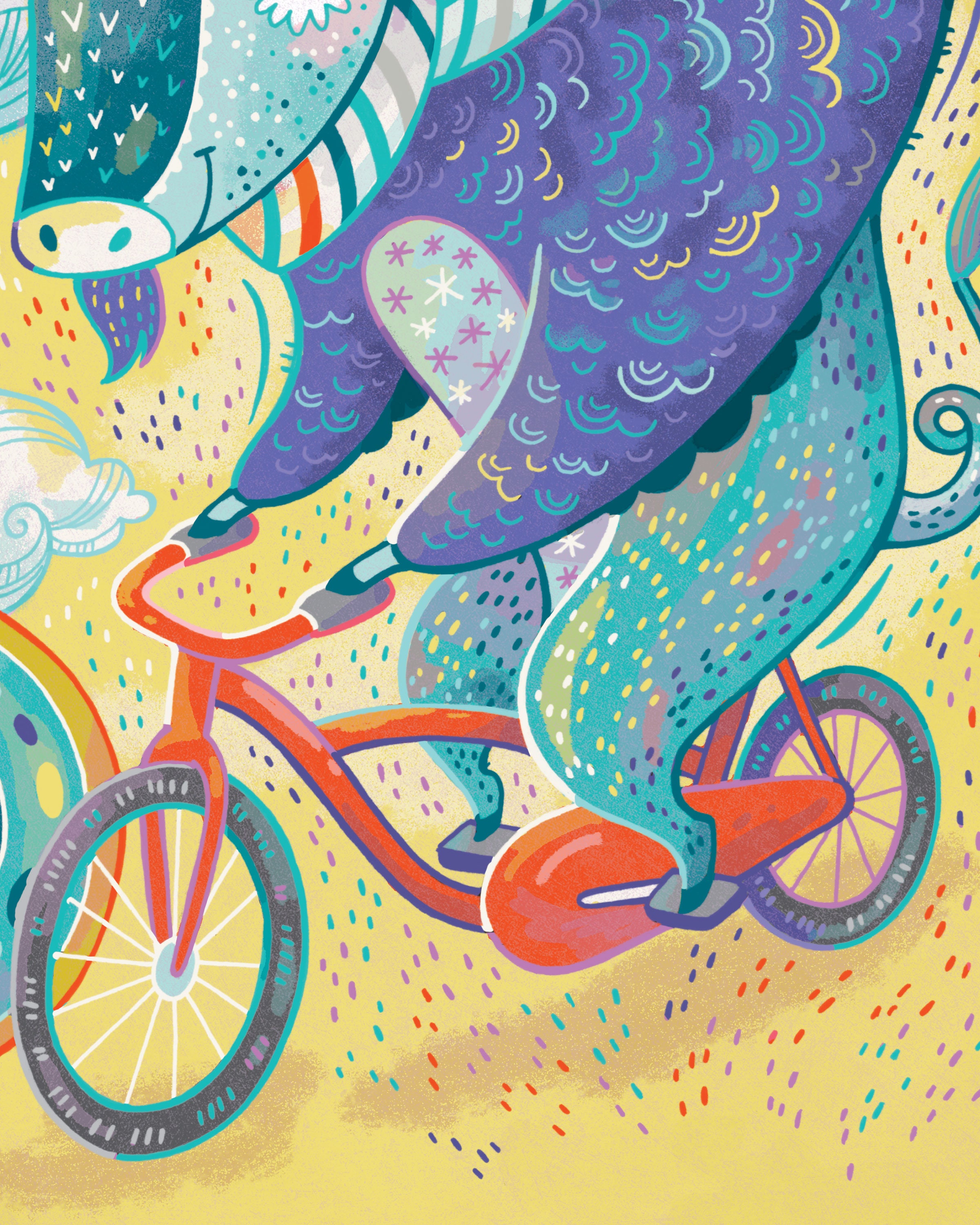 Nursery Decor Animal Art B for Buffalo Kids Room Print - Etsy