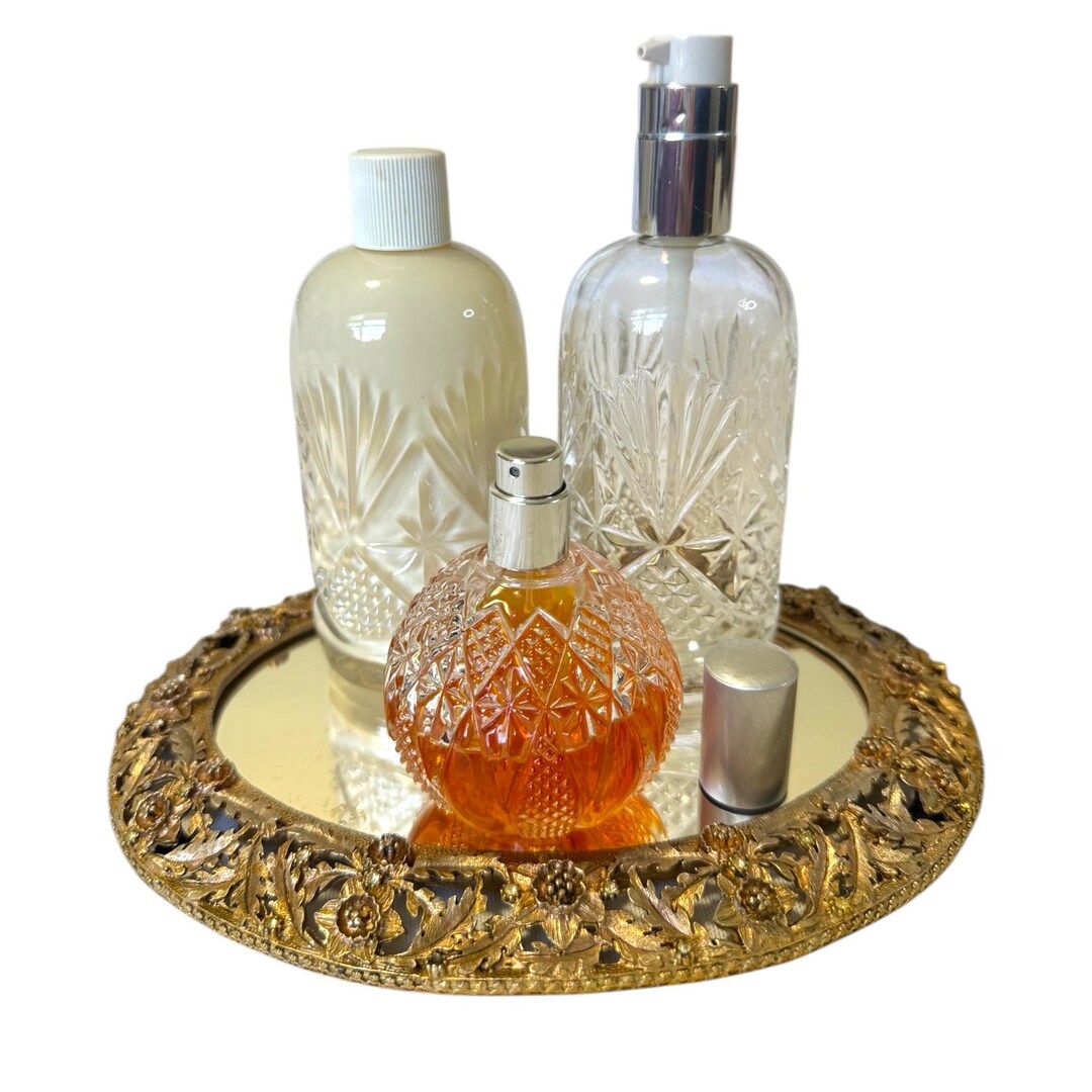 Vintage Houbigant Demi Jour Set: Perfume, Lotion & Jar - Etsy