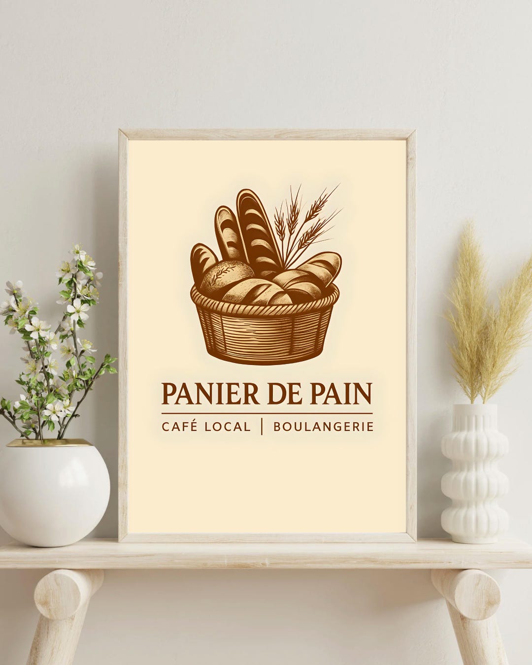 French Boulangerie Wall Art | "panier De Pain" Digital Print | 3:4 ...
