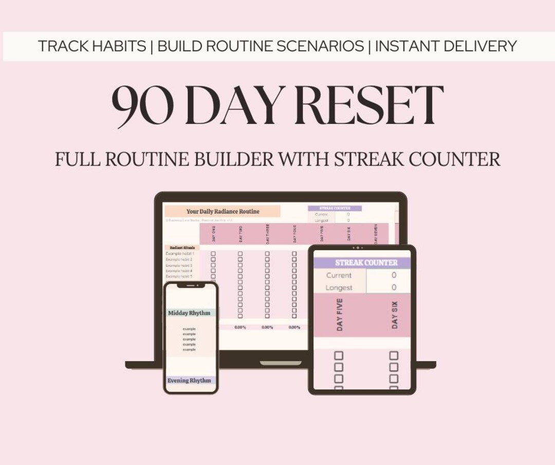 90 Day Routine Builder | Your Radiance Routine With Rhythm Cards ...