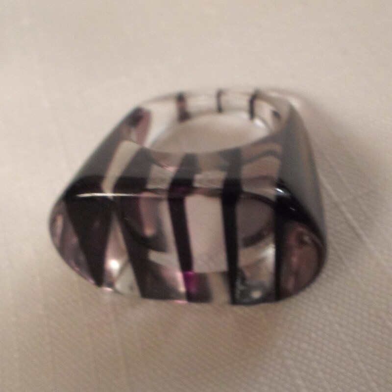 Lucite Ring - Etsy UK