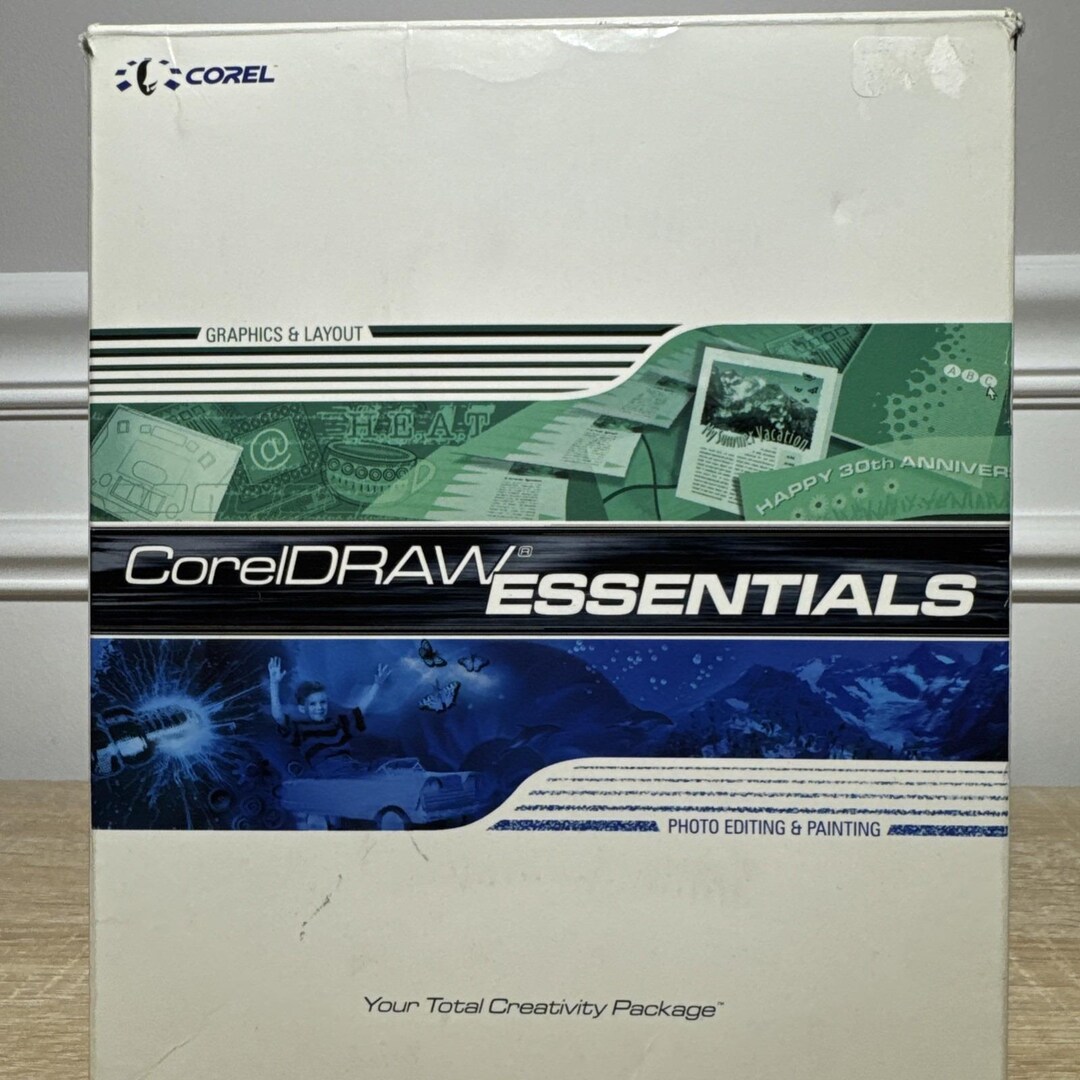 VTG Coreldraw Graphics Suite 9 Academic PC Software Cd-rom - New W ...