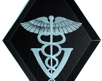 Veterinary caduceus | Etsy