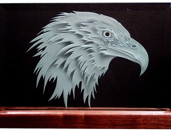 Carved eagle head | Etsy