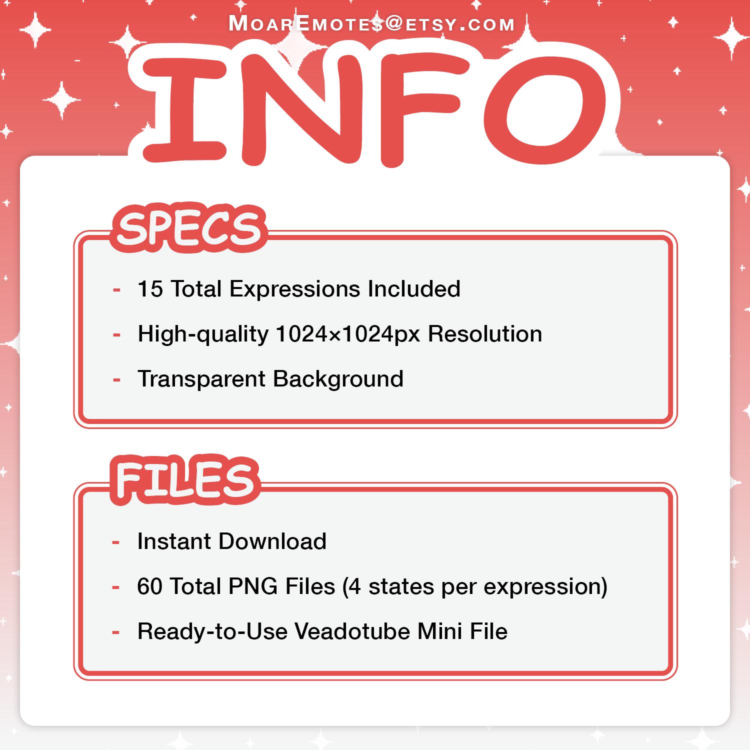 Pngtuber | Male 2D Vtuber Model With 15 Expressions for Twitch ...