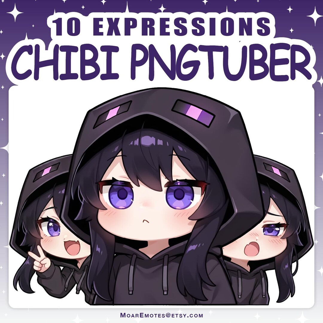 Tubercule PNG | Modèle féminin 2D Vtuber avec 10 expressions pour le ...