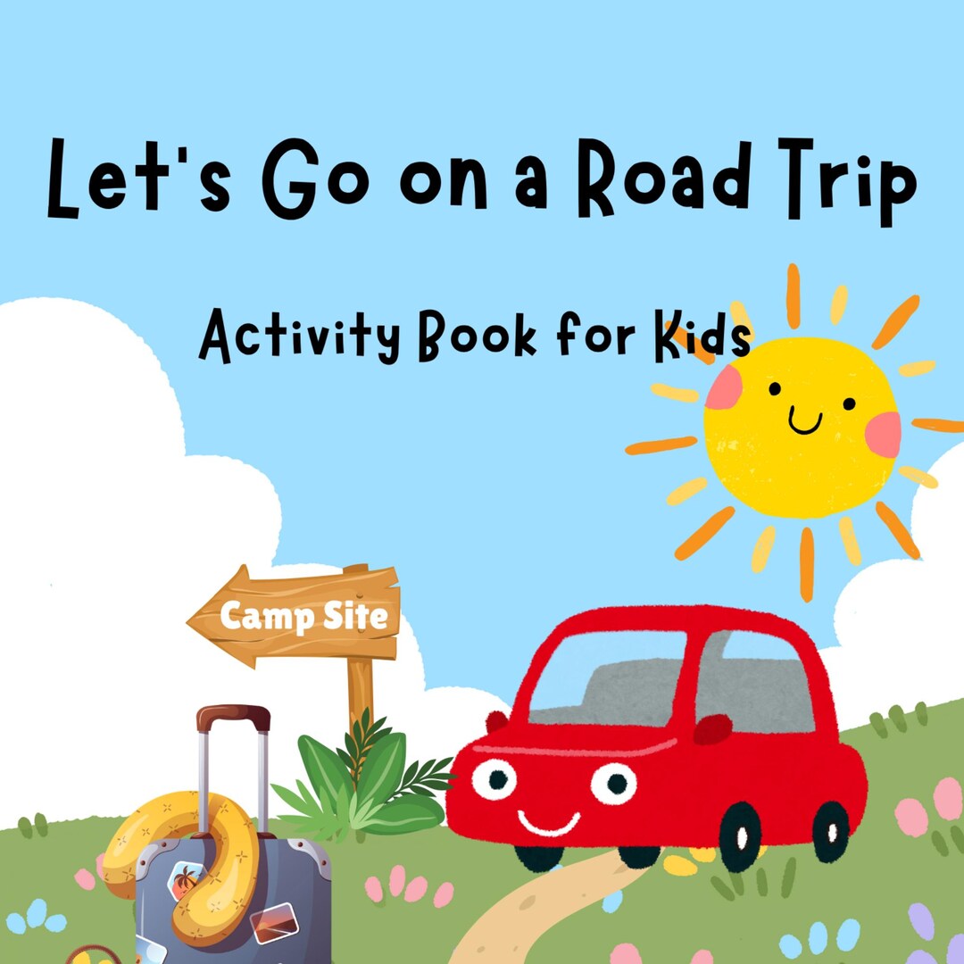 Kids Road Trip Games Printable, Road Trip Activity Book, Travel ...