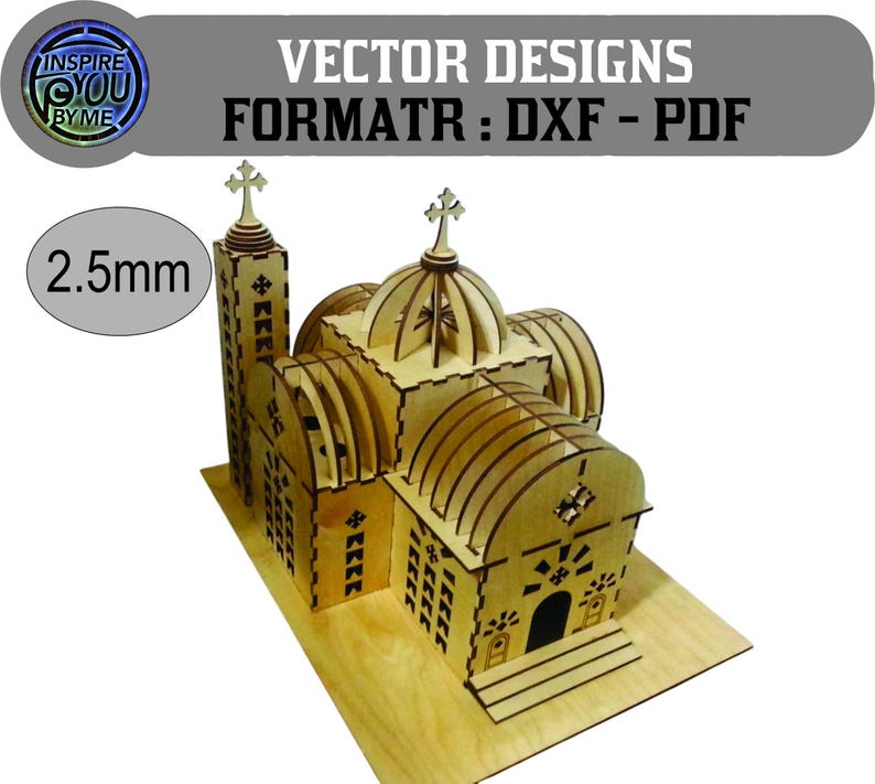 Digital File for Coptic Style Church Model - Etsy