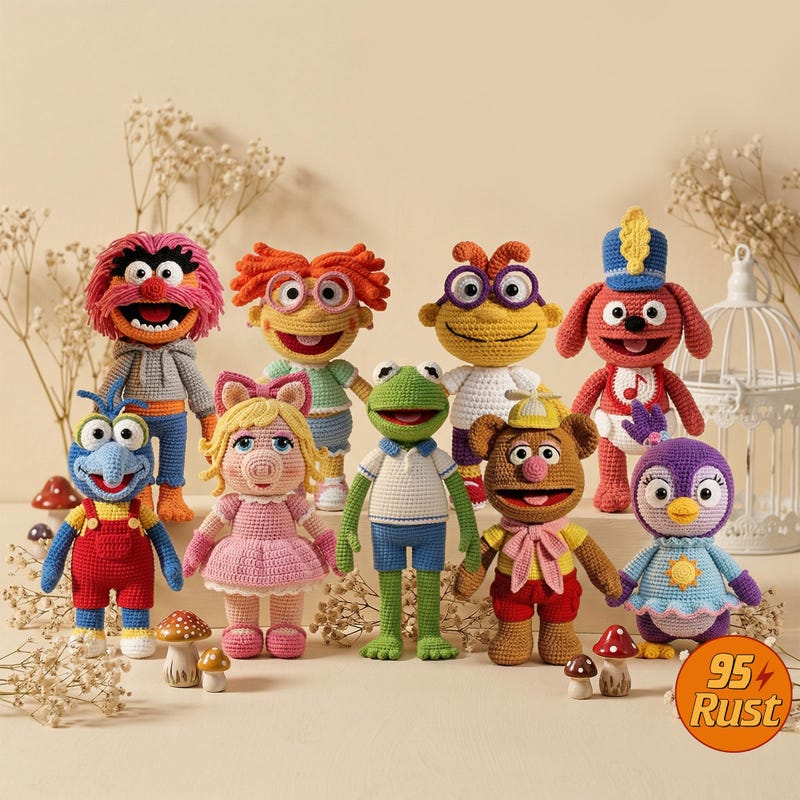 The muppets figure - Etsy Polska