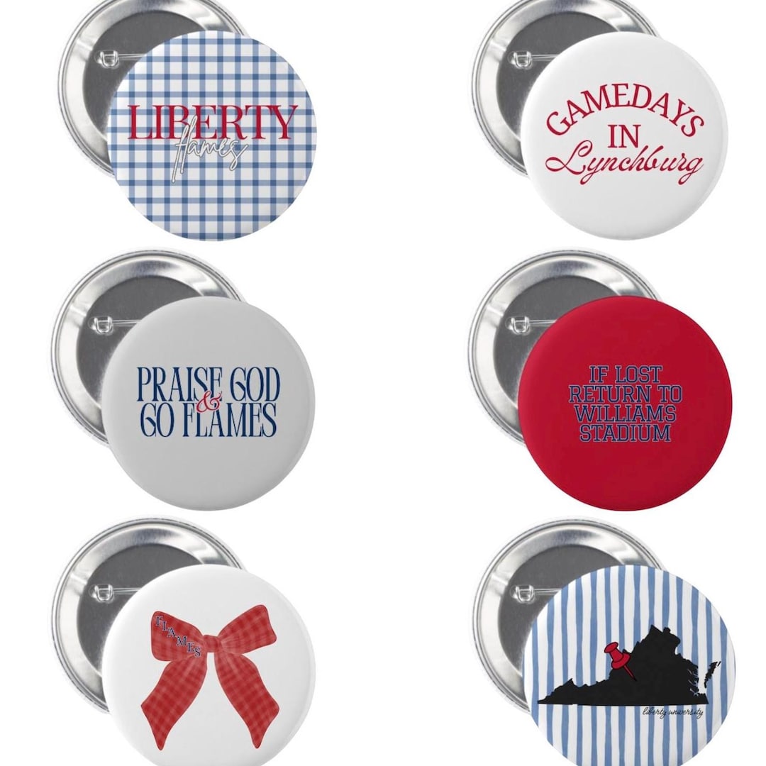 LIBERTY Gameday Buttons - Etsy