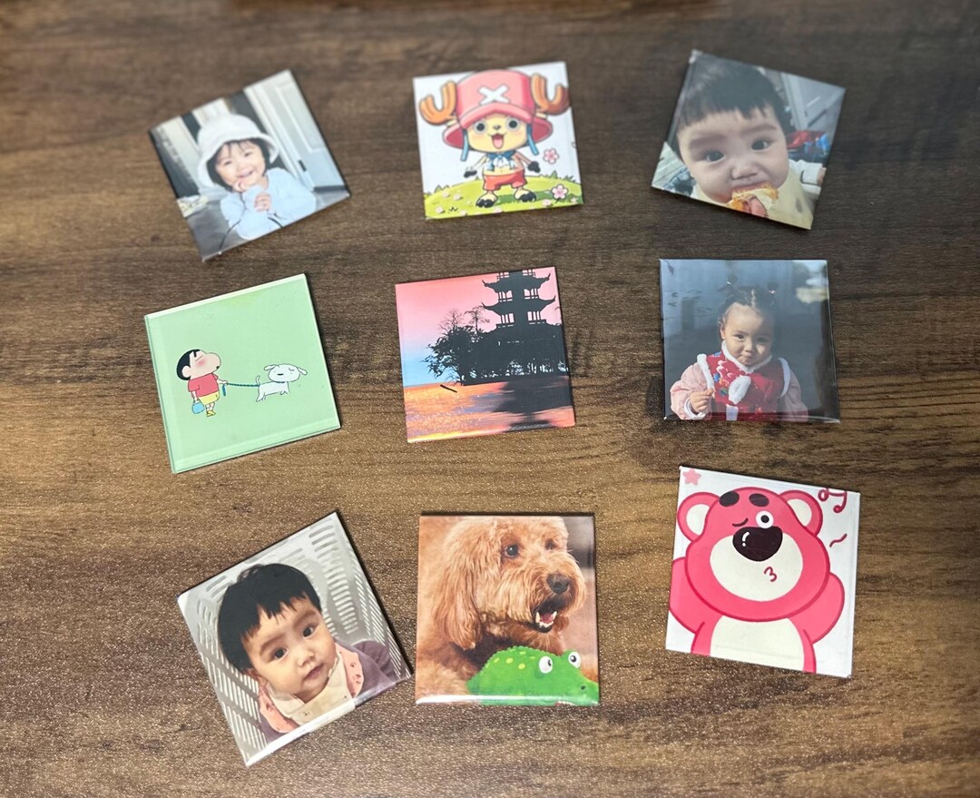 Custom Photo Magnets"12 Custom Photo Magnets 2x2" Picture Magnet ...
