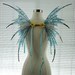 Fairy Wings-iridescent Turquoise Adult Size 32" X 28" (made to Order in ...