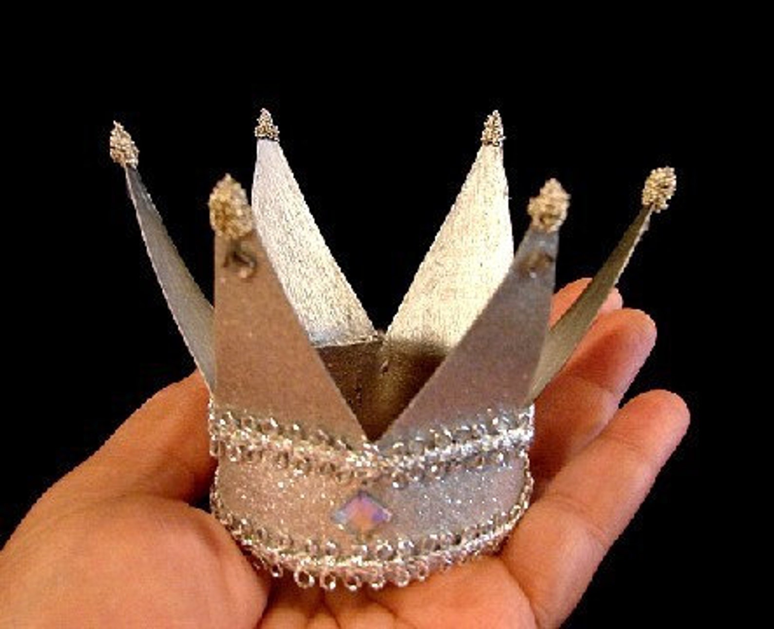 Queen and Princess Crowns for Dolls and Cake Toppers made by - Etsy