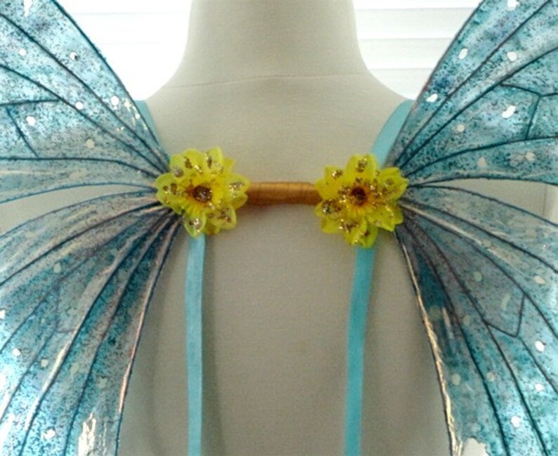 Fairy Wings-iridescent Turquoise Adult Size 32 X | Etsy