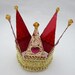 Red Queen Crown and Cake Toppers-(made by Request) OOAK - Etsy