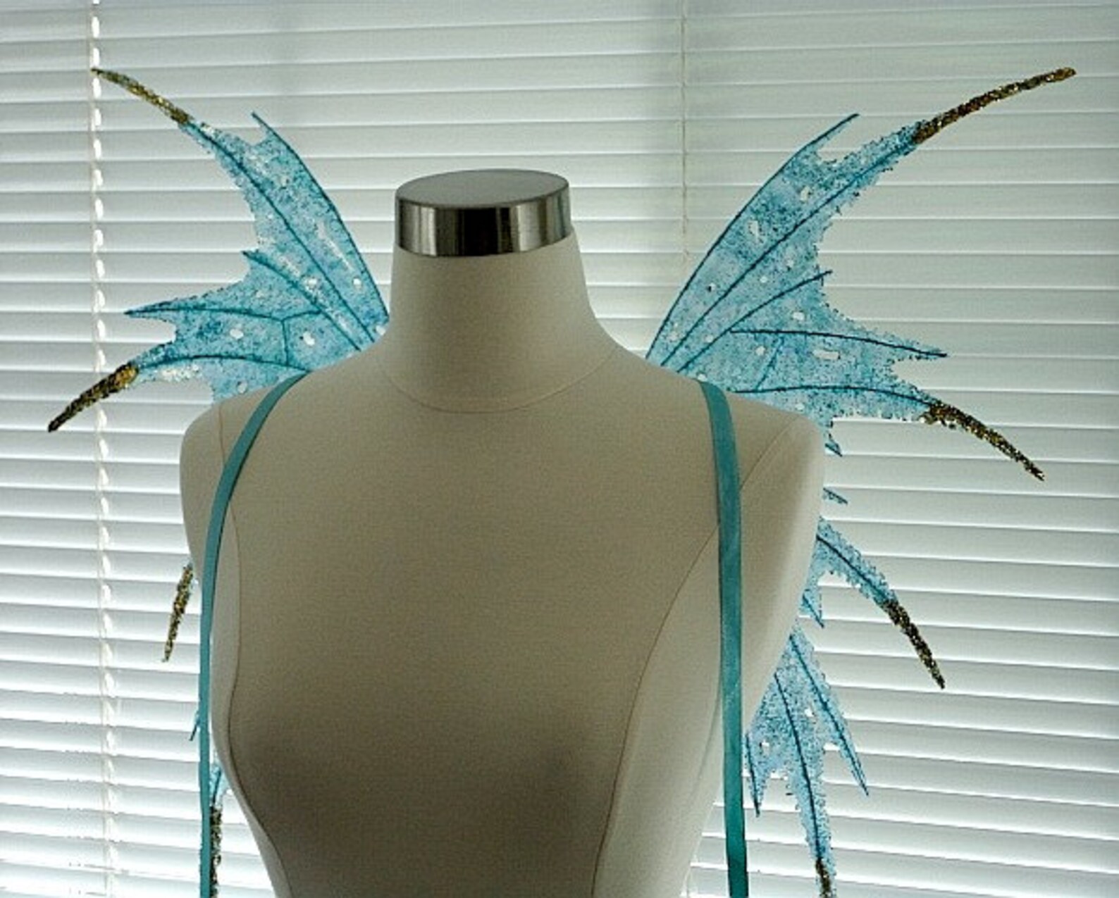 Fairy Wings-iridescent Turquoise Adult Size 32" X 28" (made to Order in ...