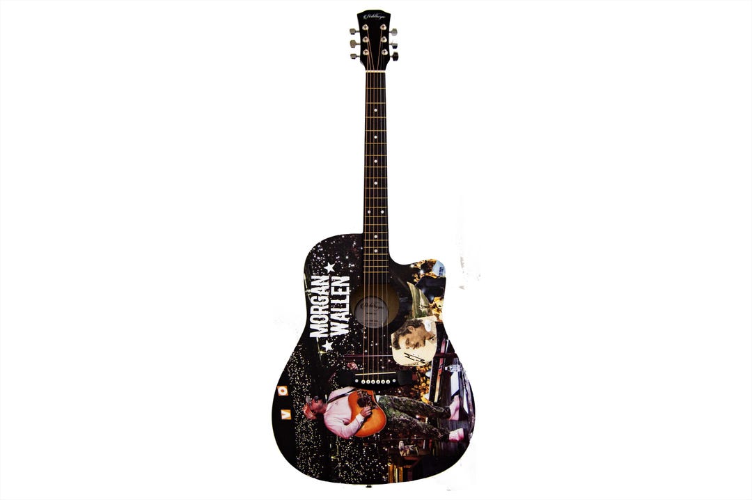 Morgan Wallen Autographed Guitar - Etsy
