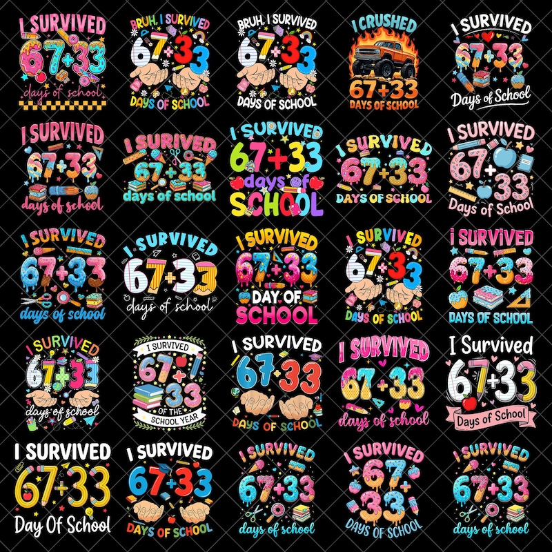 67 100 Days Png - Etsy