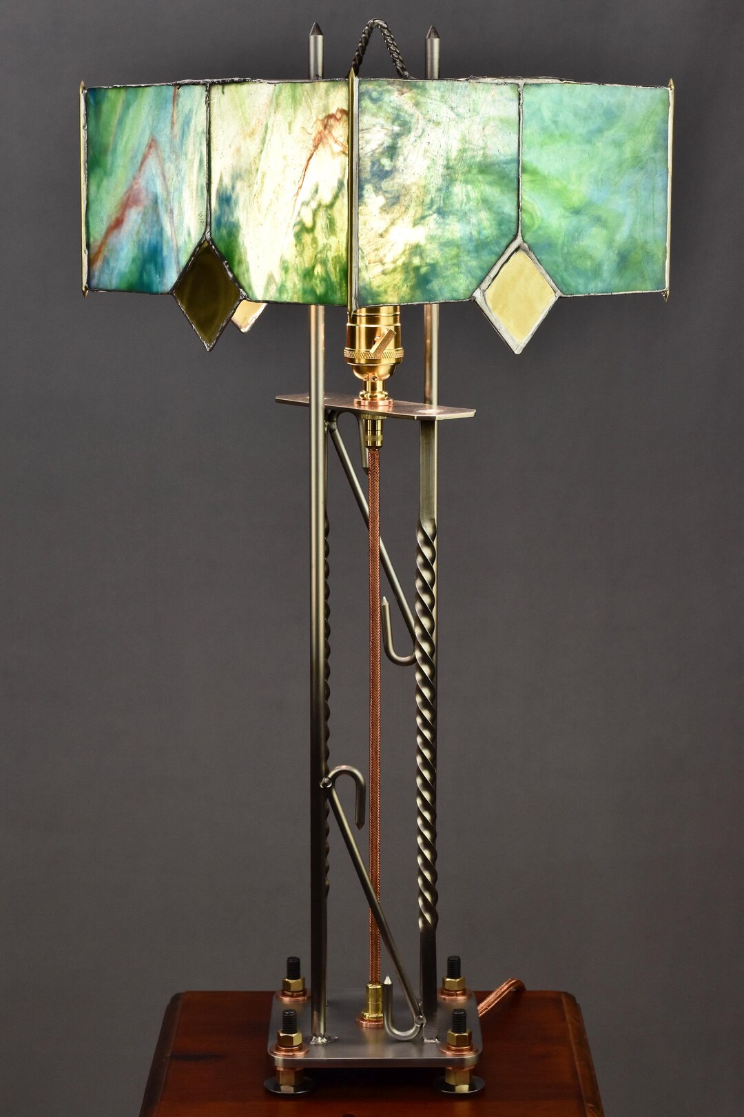 Carousel Lamp, Venetian, Carnival, Table Lamp, Handcrafted, Spirals ...