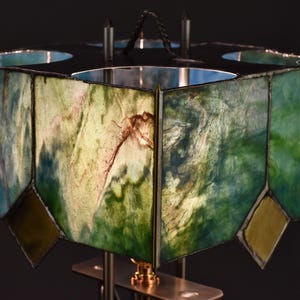 Carousel Lamp, Venetian, Carnival, Table Lamp, Handcrafted, Spirals ...