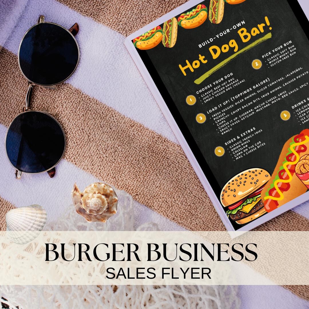 Printable Build Your Own Hot Dog Bar Menu Food Party Sign Toppings and ...