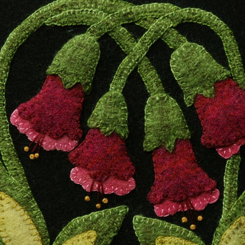 Wool Applique PATTERN &or KIT wild Geraniums 6x6 - Etsy
