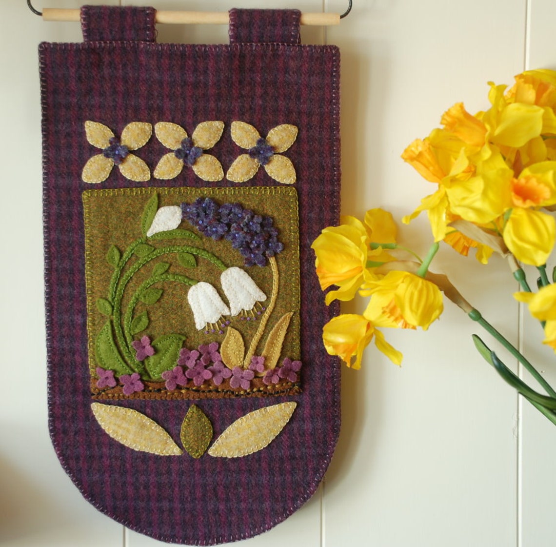 Wool Applique PATTERN woodland Spring 13 X - Etsy Canada