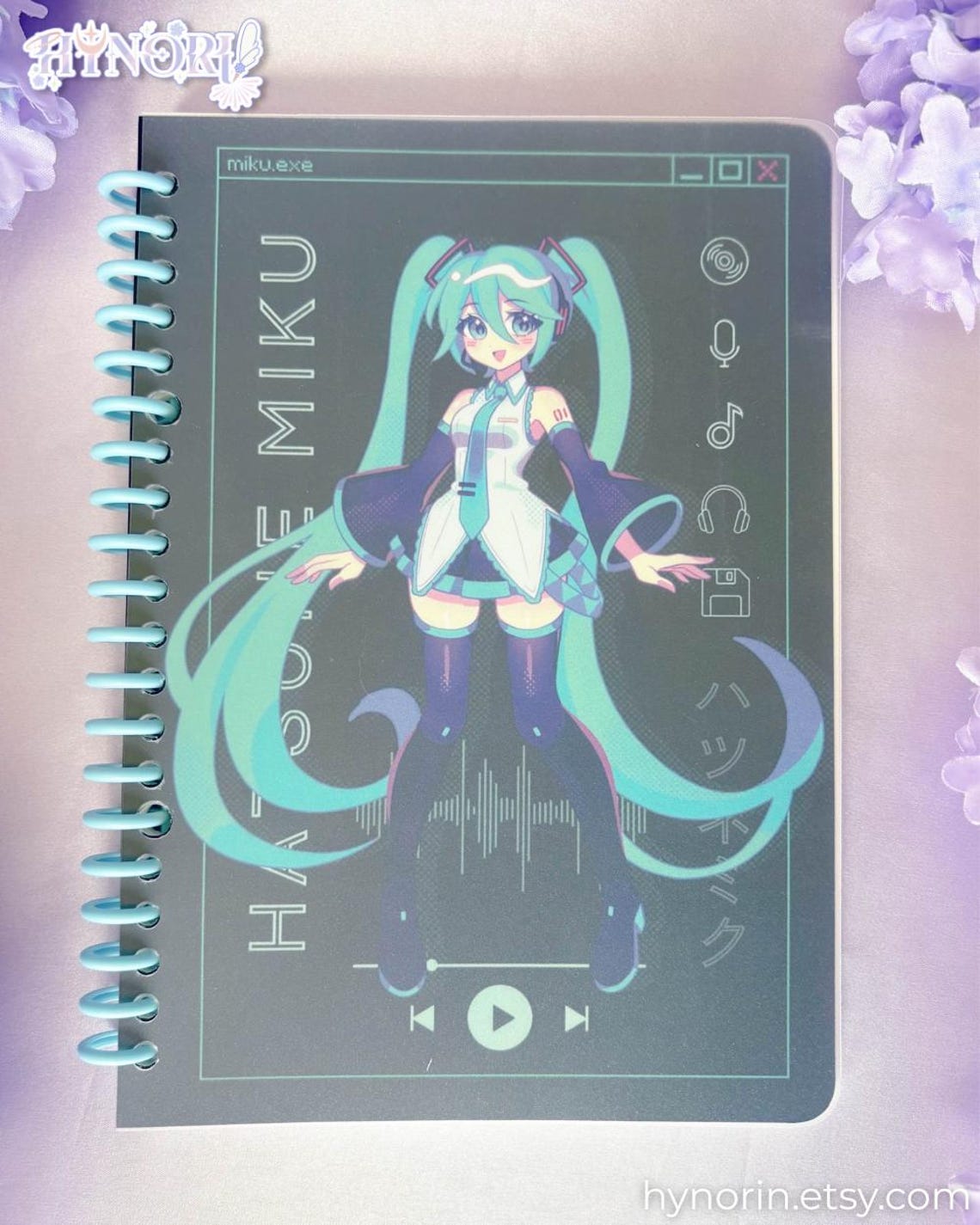 Hatsune Miku Smart Ring Notebook A5 - Etsy