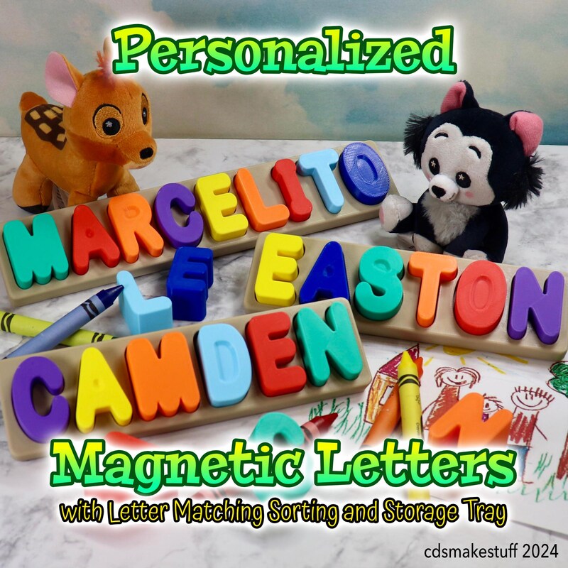 Magnetic Letters - Etsy