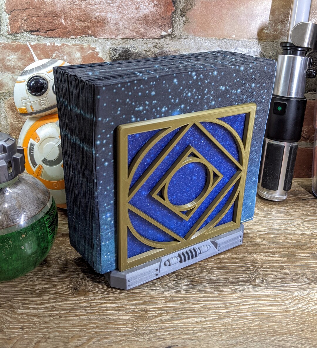Holocron Napkin Holder - the Force - Light Side - Star Wars Inspired ...