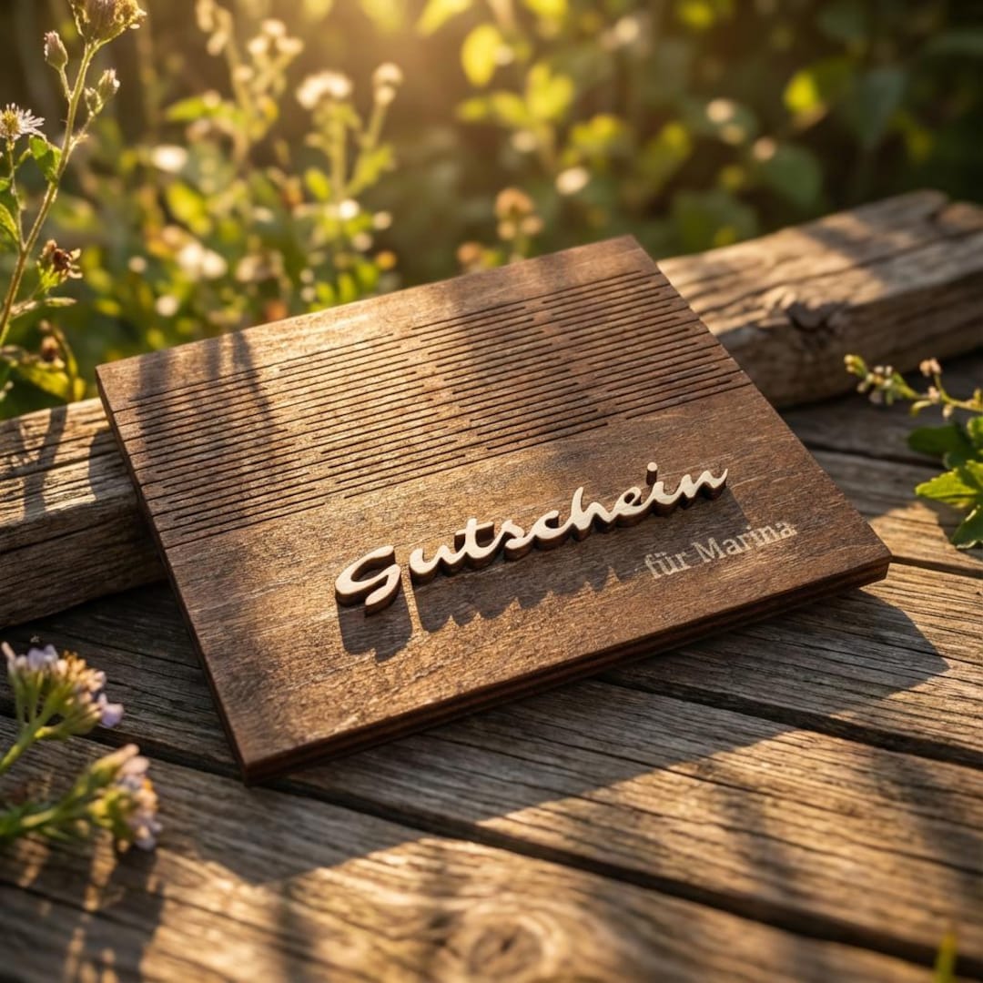 Personalisierte Gutschein Box Aus Holz – Persönlich, Stilvoll ...