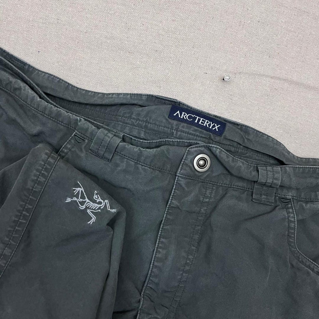 Arc'teryx Cronin Stretch Cotton Men's Actual: 36x31 Gray Outdoor Hiking ...