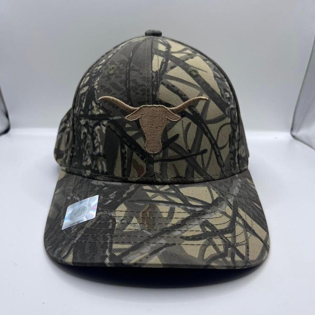 NWT University of Texas Longhorns Captivating Headgear Camo Strap Back ...