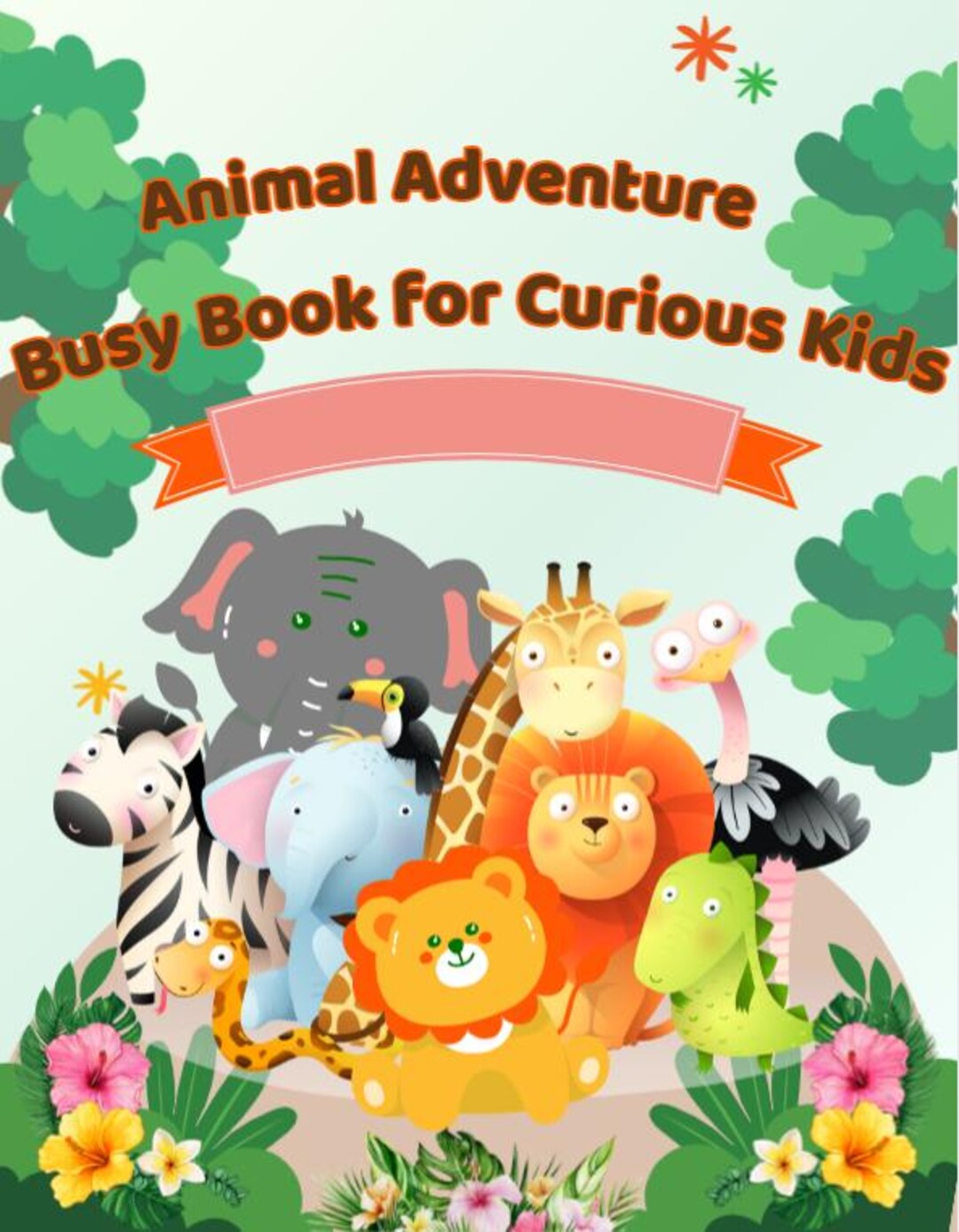 Safari Busy Book Printable: Montessori Toddler Activity Binder (digital ...