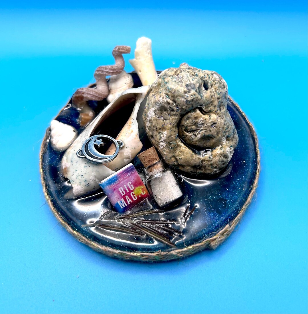 Beachside Blessing - Sea Witch Resin Altar Art – Honeymoon Island ...
