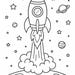 10 Space Coloring Pages for Kids | Printable Outer Space Activity ...