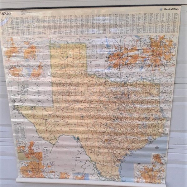 Extra Large Vintage Map - Etsy