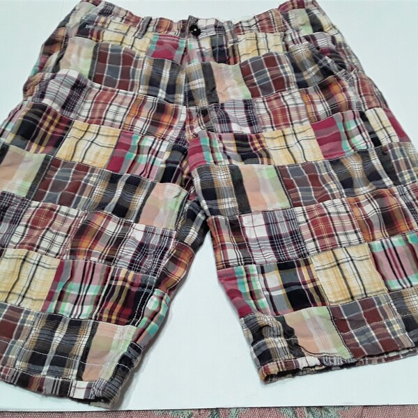 Madras Plaid Shorts - Etsy