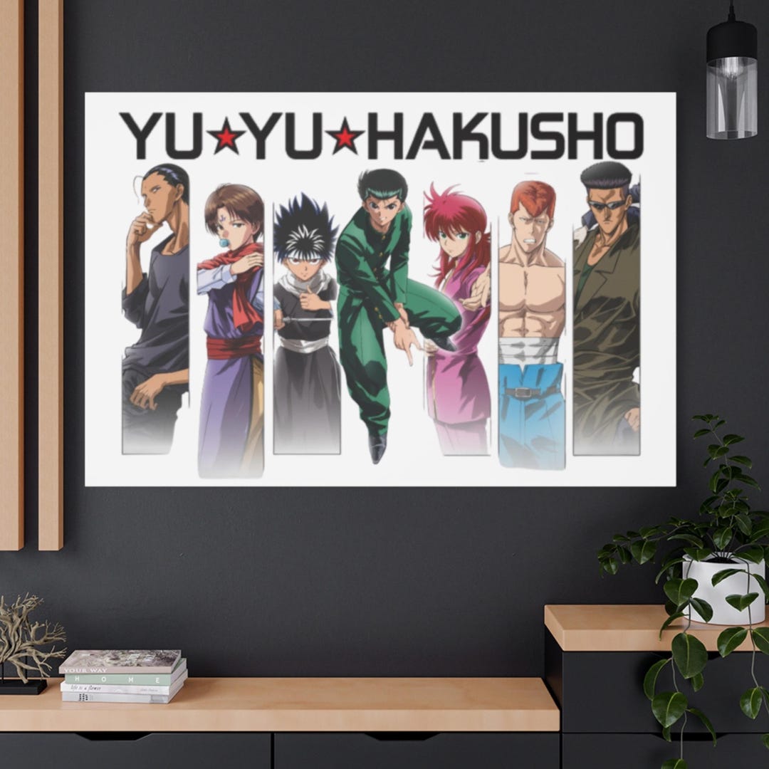 Yu Yu Hakusho Canvas Art, Anime Wall Decor, Manga Artwork for Fans ...