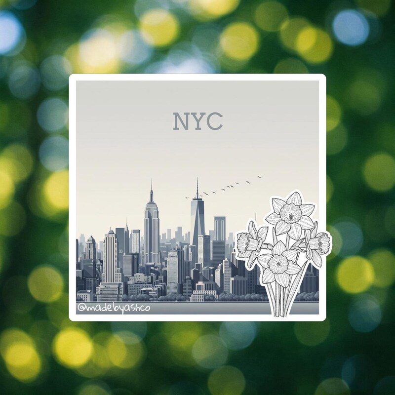 Nyc Skyline Decal - Etsy