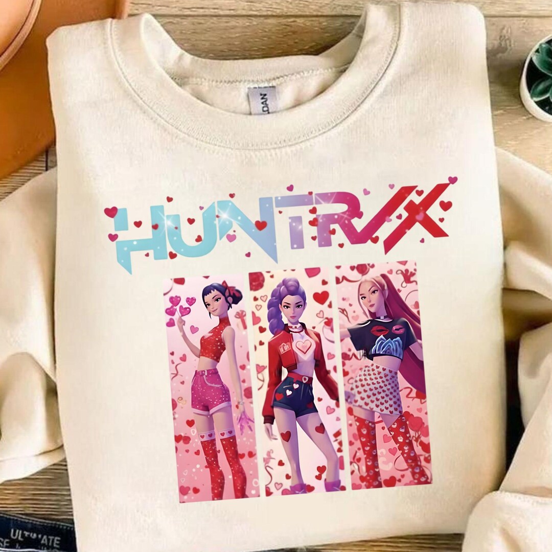 Valentine Kpop Huntrix PNG, 6 7 Valentine Saja Girls PNG, Demon Hunter ...