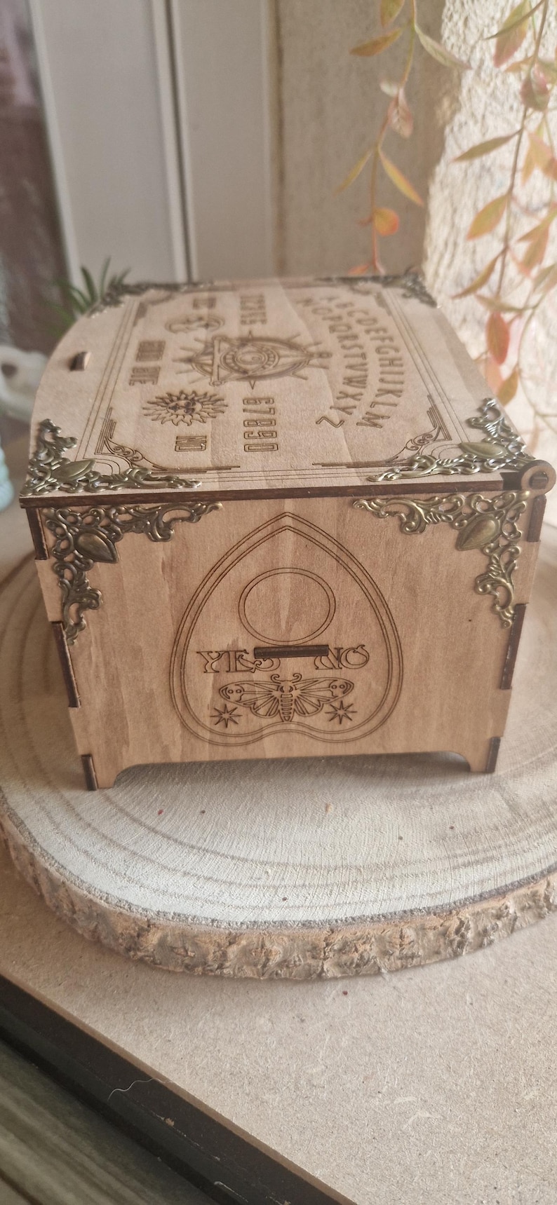 Ouija Board - Spooky Seasonal Decoration - Spiritual Altar Decoration ...