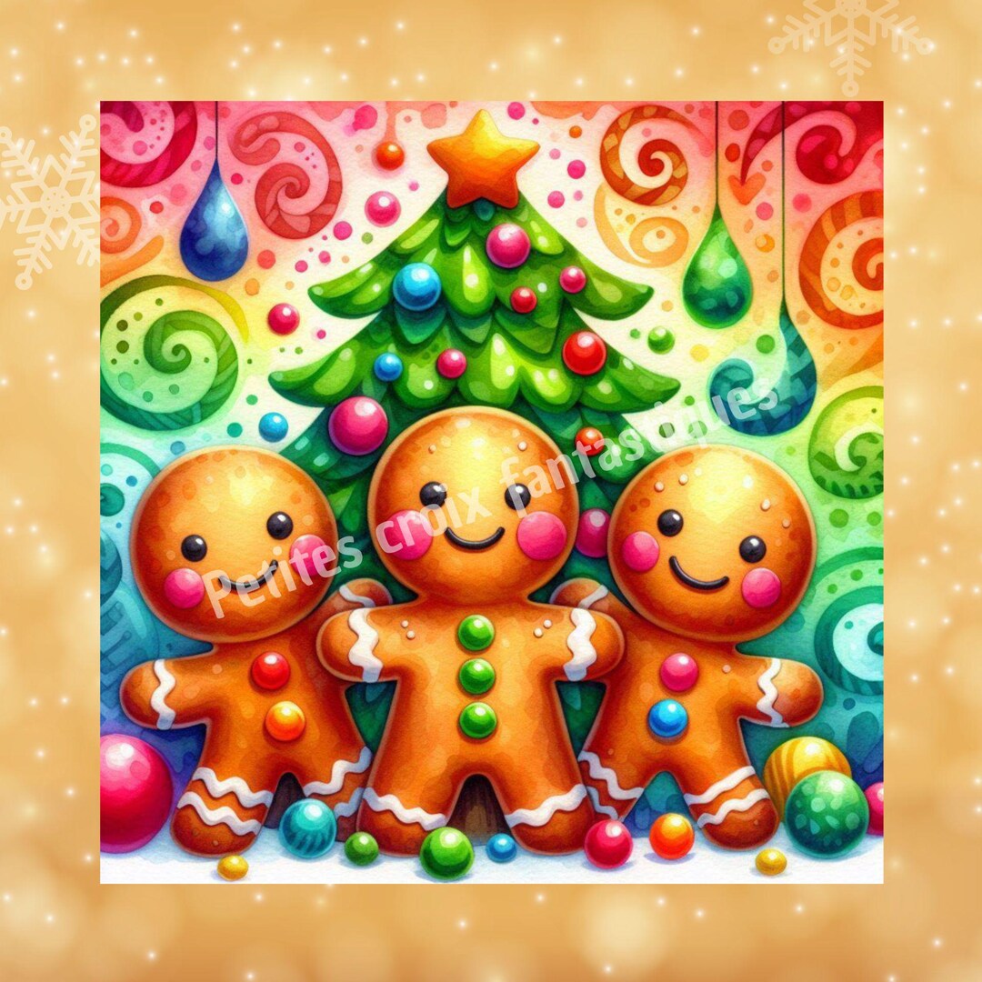 Gingerbread Men, Cross Stitch Pattern, Full Coverage, PDF + OXS ...