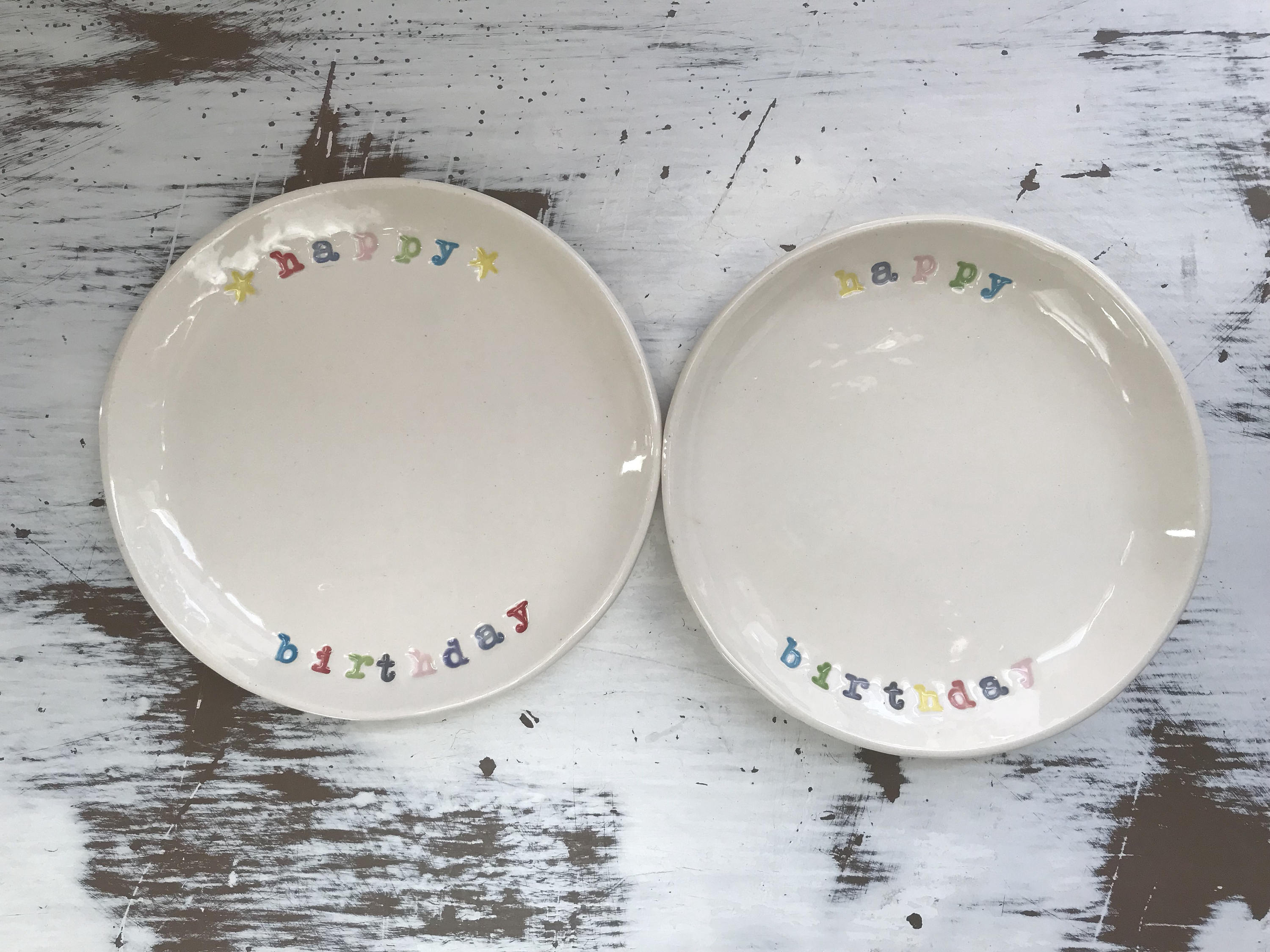 Happy Birthday Cupcake Plate Cake Plate Celebration Plate | Etsy