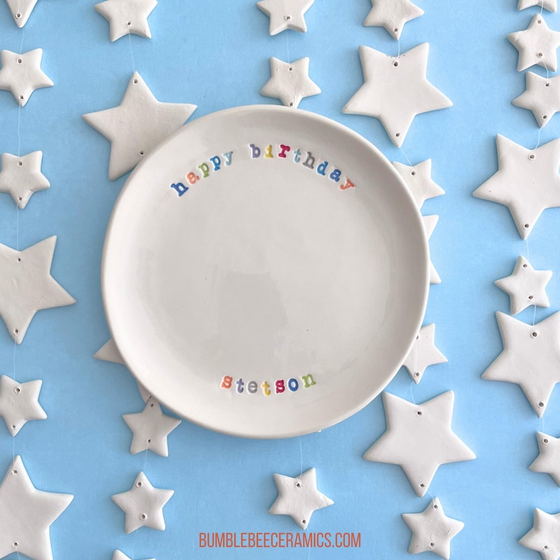 Birthday Plate - Etsy