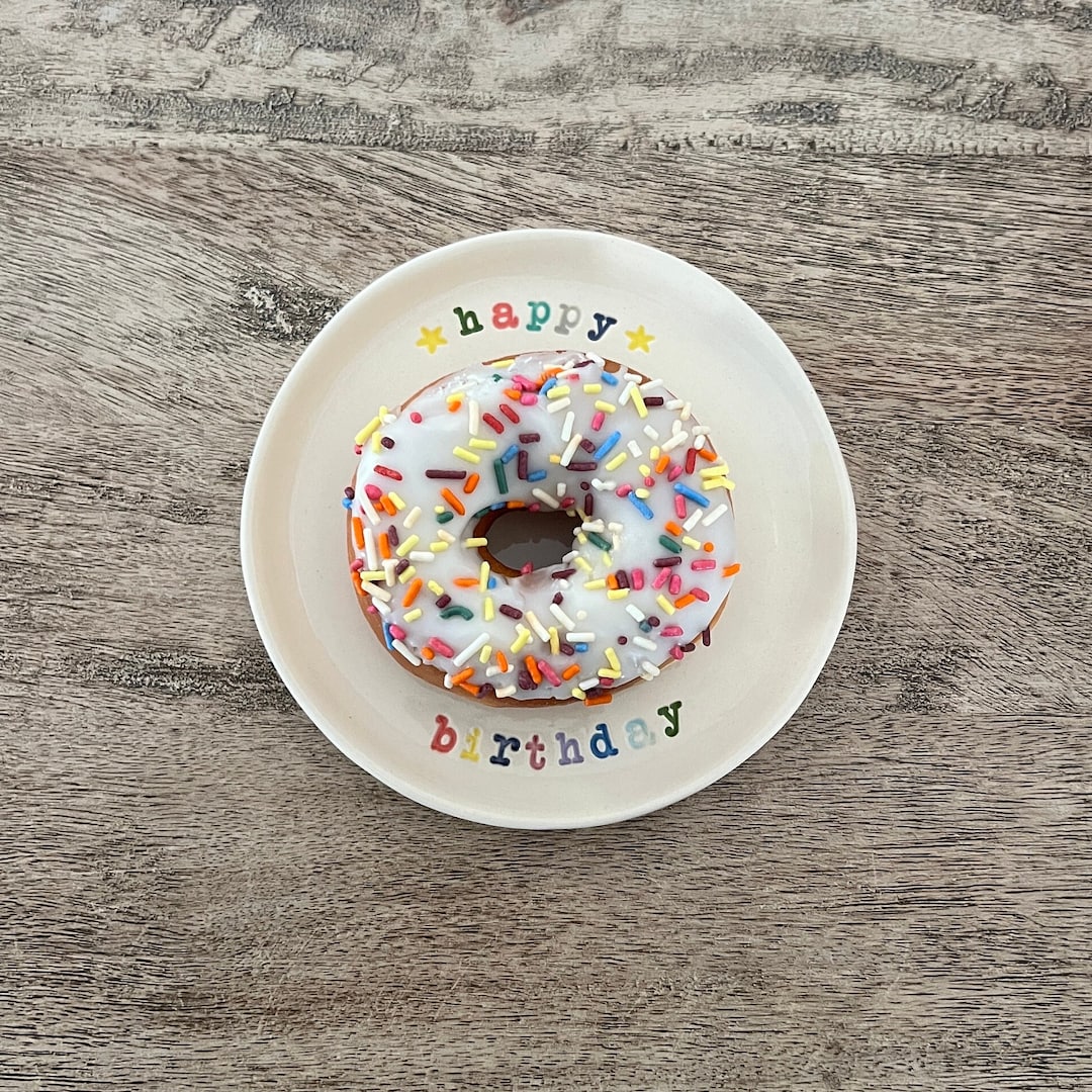 Happy Birthday Cupcake Plate, Cake Plate, Celebration Plate, Special ...