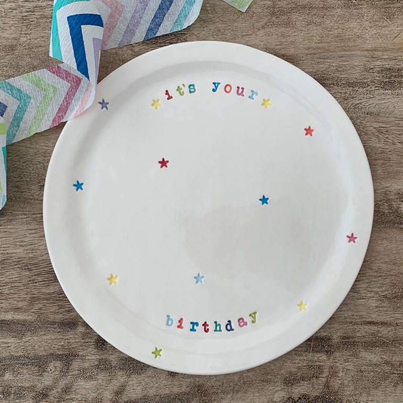 Birthday Plate - Etsy