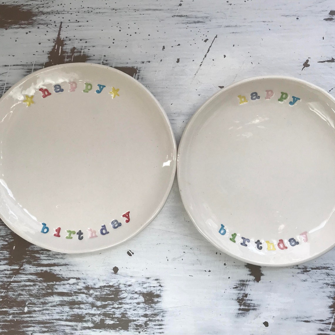 Happy Birthday Cupcake Plate, Cake Plate, Celebration Plate, Special ...
