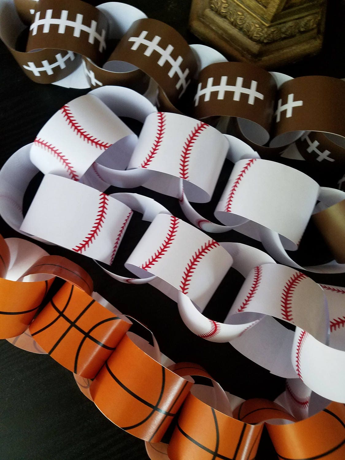 Basketball Chain Banner Basketball Birthday Basketball Baby | Etsy