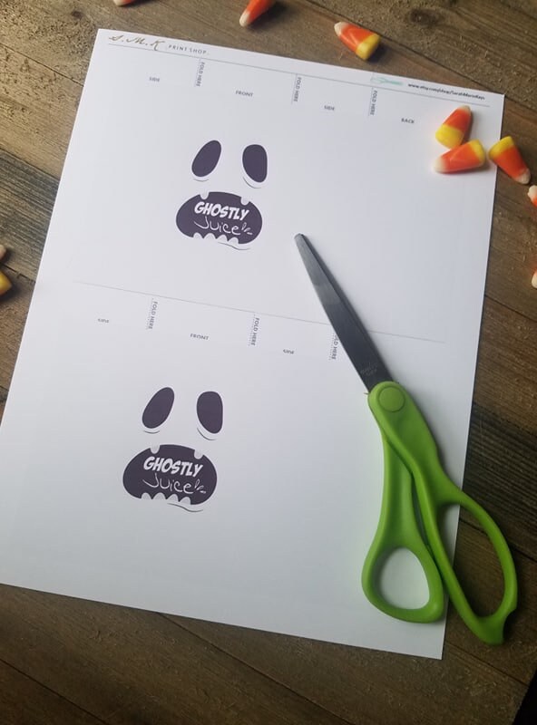 Halloween Juice Box Labels, Printable Monster Juice Box Covers ...